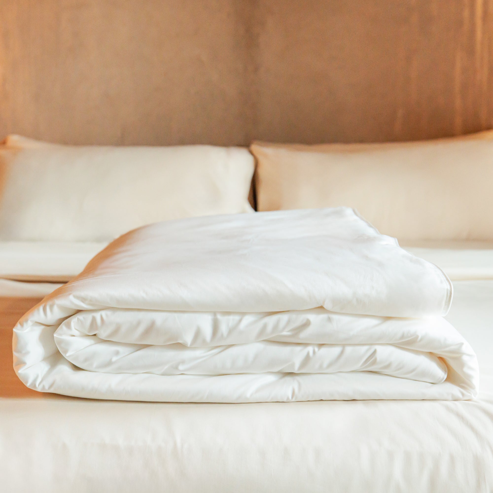 100% Mulberry Silk Filled Duvet Insert Luxe Cotton Shell| Aeptom®